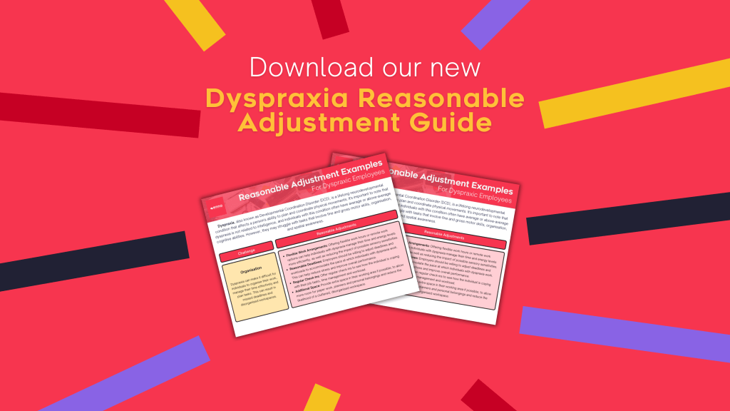 Resource: Reasonable Adjustment Guide for Employees with Dyspraxia - Enna