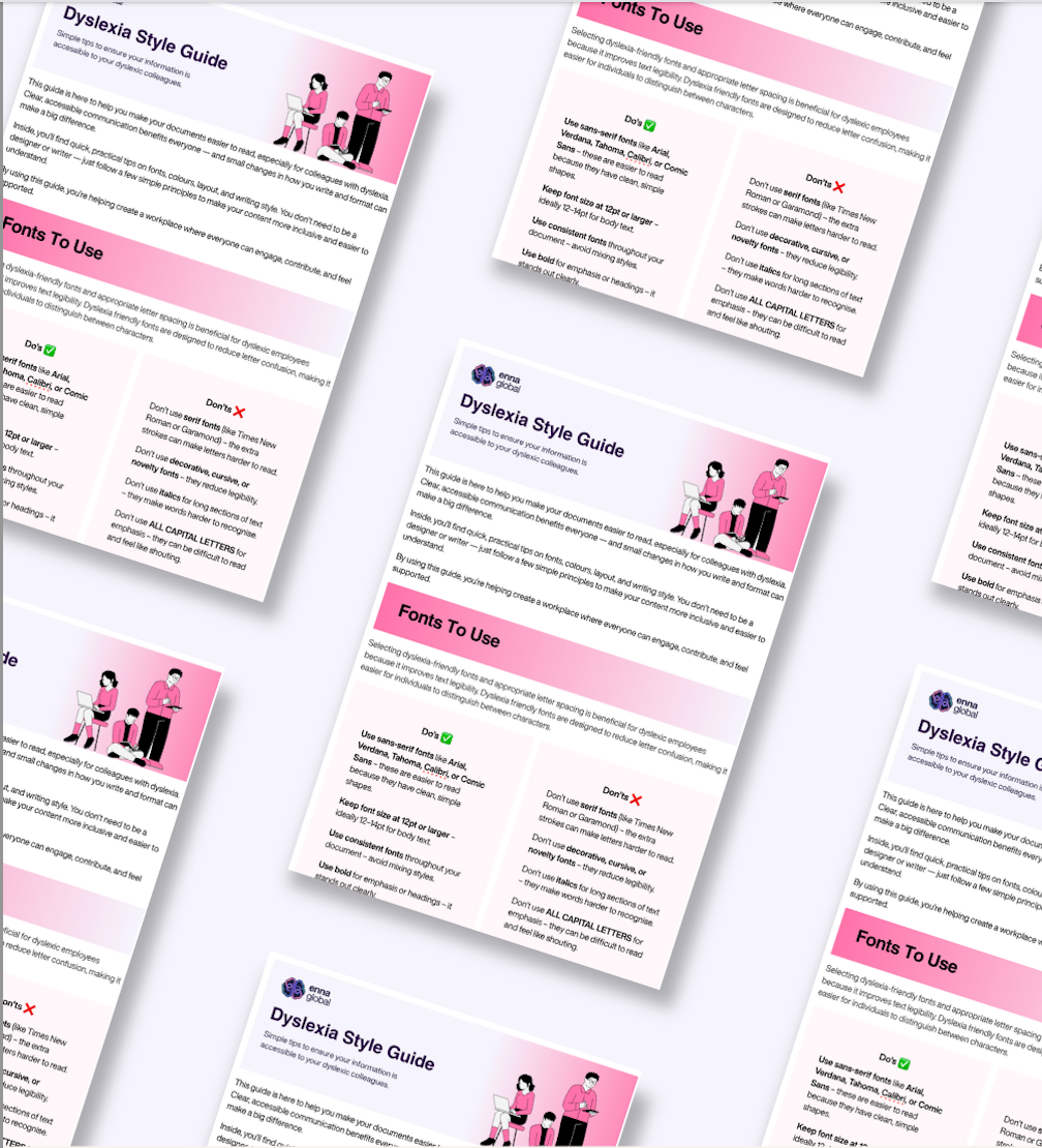 Dyslexia Styles Guide - Enna Global